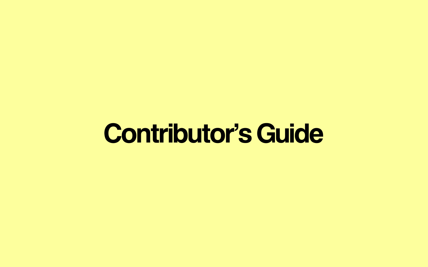 Contributor's Guide | RISC Zero Developer Docs
